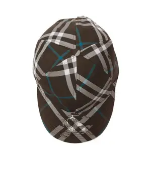 Burberry Checked Baseball Cap