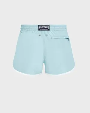 Vilebrequin X 3.paradis Dove Embroidered Swim Shorts - Blue
