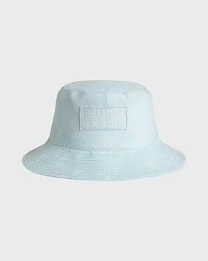 Vilebrequin X 3.paradis Embroidered Doves Bucket Hat - Blue