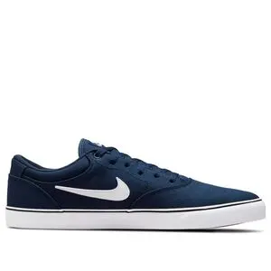 Nike Chron 2 Canvas Sb Low Top Sneakers - Blue/white