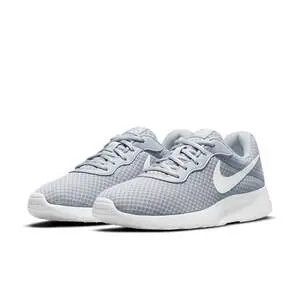 Nike Tanjun Casual Lace-up Sneakers - Grey/white