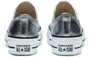 CONVERSE Chuck Taylor All Star Lift Ox Sneakers - Silver/white