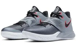Nike Kyrie Flytrap 3 High Top Sneakers - Grey/red