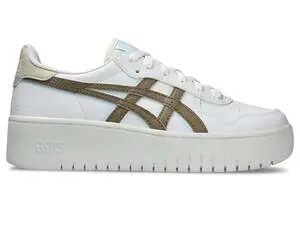Asics Japan S Pf "white Pepper" Platform Sneakers - White/pepper
