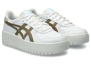 Asics Japan S Pf "white Pepper" Platform Sneakers - White/pepper
