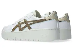 Asics Japan S Pf "white Pepper" Platform Sneakers - White/pepper