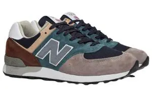 NEW BALANCE 576 Made In England "surplus Pack" Sneakers - Teal/grey/white