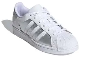 Adidas Superstar White Silver Metallic