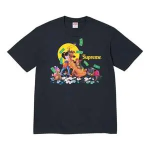 Supreme All Dogs Go To Heaven T-shirt - Navy