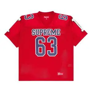 Supreme Bones Football Jersey - Red