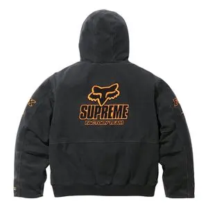 Supreme X Fox Racing Hooded Work Jacket - Black