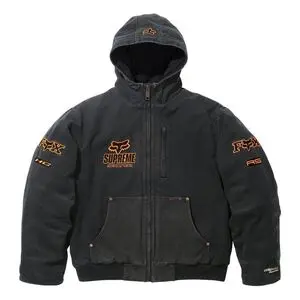 Supreme X Fox Racing Hooded Work Jacket - Black