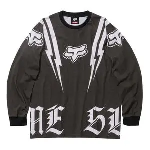 Supreme X Fox Racing Long-sleeve T-shirt - Black