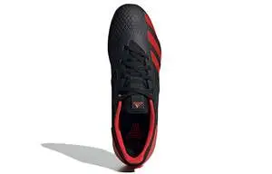 Adidas Predator 20.4 In Sala "active Red" Indoor Soccer Shoes - Black
