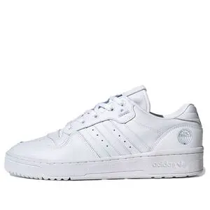 Adidas Rivalry Low "world Famous For Quality Stamp Blue Bird" Sneakers - Cloud White/bluebird