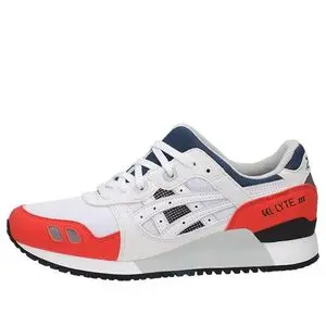 Asics Gel-lyte Iii "white Orange Blue - White/red
