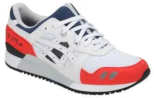 Asics Gel-lyte Iii "white Orange Blue - White/red