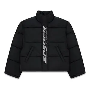 SP5DER Trackhawk Puffer Jacket - Black