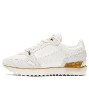 PUMA Mile Rider "metallic Snakeskin" Sneakers - White/gold