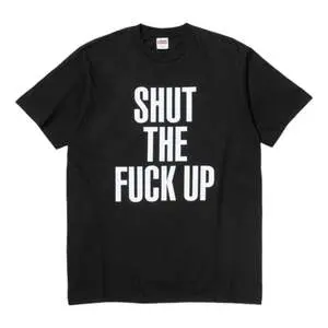 Supreme Fw25 X Number Ine Shut Up T-shirt - Black