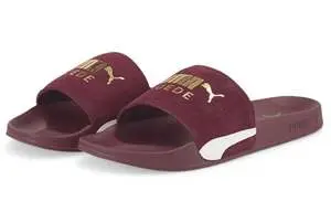 PUMA Leadcat 2.0 Suede Classic Slide - Red/white/gold