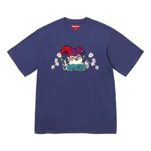 Supreme Aoi Jester Short-sleeve T-shirt - Washed Navy