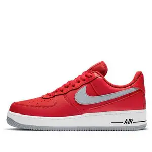 Nike Force 1 Low Sneakers - Red/grey