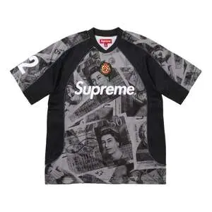 Supreme Pounds Soccer Jersey - Black