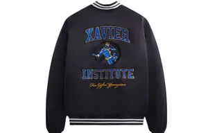 Kith For X-men Cyclops Satin Bomber Jacket - Ink