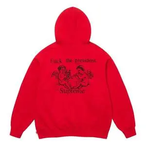 Supreme Fw25 President Hooded Sweatshirt - Red