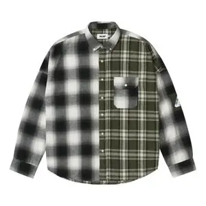 PALACE Ss26 Patchy Flannel Shirt - Green