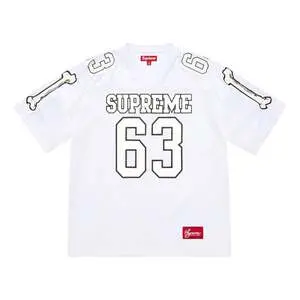 Supreme Bones Football Jersey - White