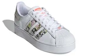 Adidas Superstar Bold "graffiti Strip" Low Top Sneakers