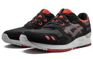 Asics Gel Lyte 3 "caviar" Retro Sneakers - Black/red
