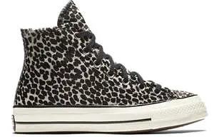 CONVERSE Chuck 70 Hi Leopard Print High Top Sneakers - Black
