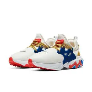 Nike React Presto Athletic Sneakers - White/blue/yellow