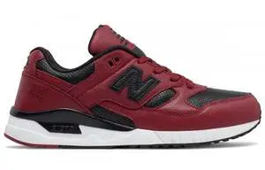NEW BALANCE 530 Lux Leather Sneakers - Wine Red