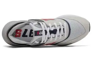 NEW BALANCE 997s Athletic Sneakers - Grey/red