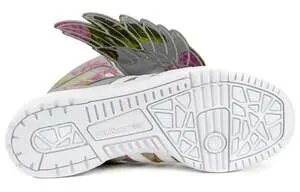 Adidas Js Wings 3m Floral High Top Sneakers