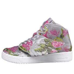 Adidas Js Wings 3m Floral High Top Sneakers