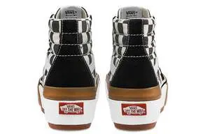 VANS Sk8-hi Stacked Checkerboard High Top Sneakers - Multi-color