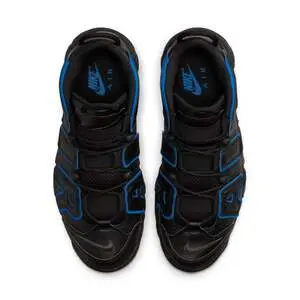 Nike More Uptempo High Top Sneakers - Black/blue