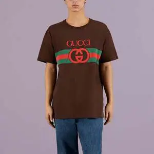 Gucci Fw22 Interlocking G Cotton T-shirt 'brown