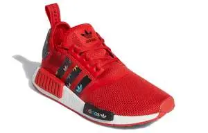 Adidas Nmd_r1 J 'mini Trefoils Print - Red