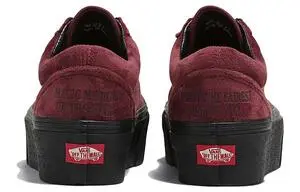 VANS Disney X Old Skool Stackform 'poison Apple' Sneakers - Poison Apple Mahogany