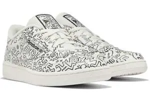 REEBOK Keith Haring X Club C 'dancing Figures Allover Print' Sneakers