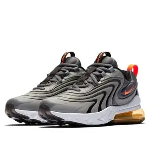 Nike Max 270 React Eng "iron Grey" Sneakers - Silver/orange