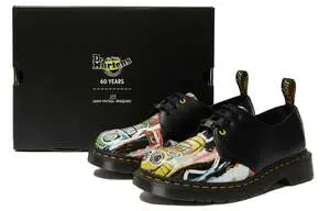 Dr. Martens Jean-michel Basquiat X 1461 Smooth 'dustheads Backhand' Oxford Shoes