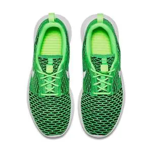 Nike Roshe One Flyknit Athletic Sneakers - Green/white
