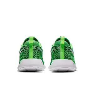 Nike Roshe One Flyknit Athletic Sneakers - Green/white